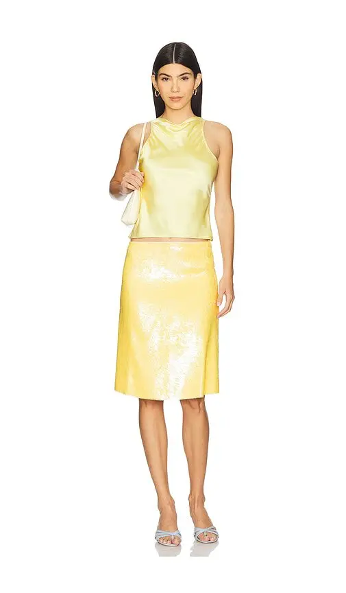 GUIZIO Regine Cowl Neck Top