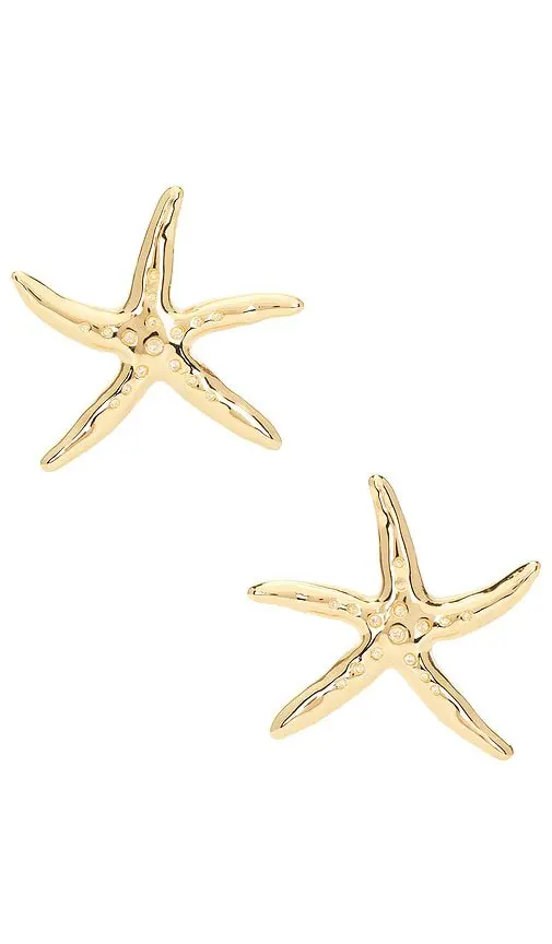 Ettika Starfish Luxe Earrings - Gold