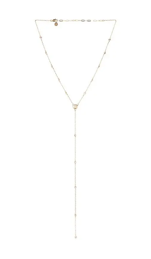 Ettika Santorini Shell Lariat Necklace - Gold
