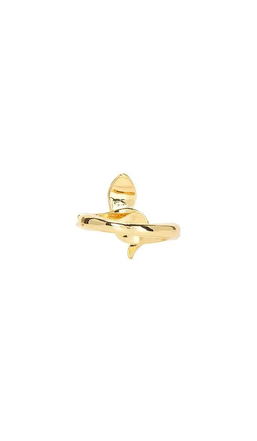 MAZIN JEWELS Pave Snake Ring