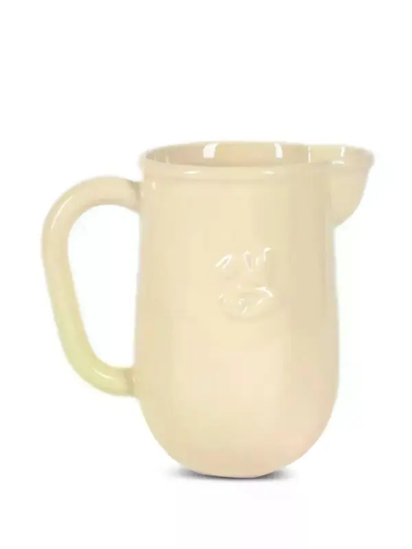 NIKO JUNE Kantine Embossed Ceramic Jug - Neutrals
