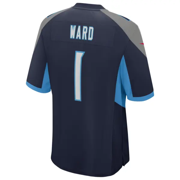 Nike Cam Ward Tennessee Titans 2025 Nfl Draft First Round Pick Nfl Game Jersey - Blue