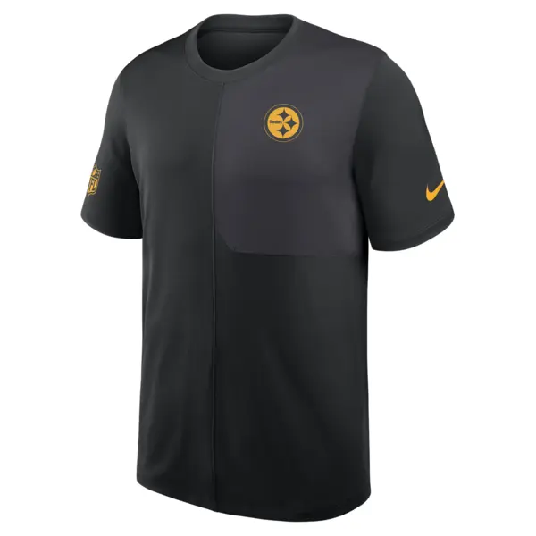 Nike Pittsburgh Steelers Sideline Coach Dri-fit Nfl Top - Black