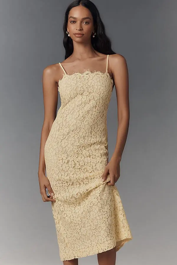 sheer lace white dress Cornelia Floral Sheer Maxi Dress / Ivory | MESHKI