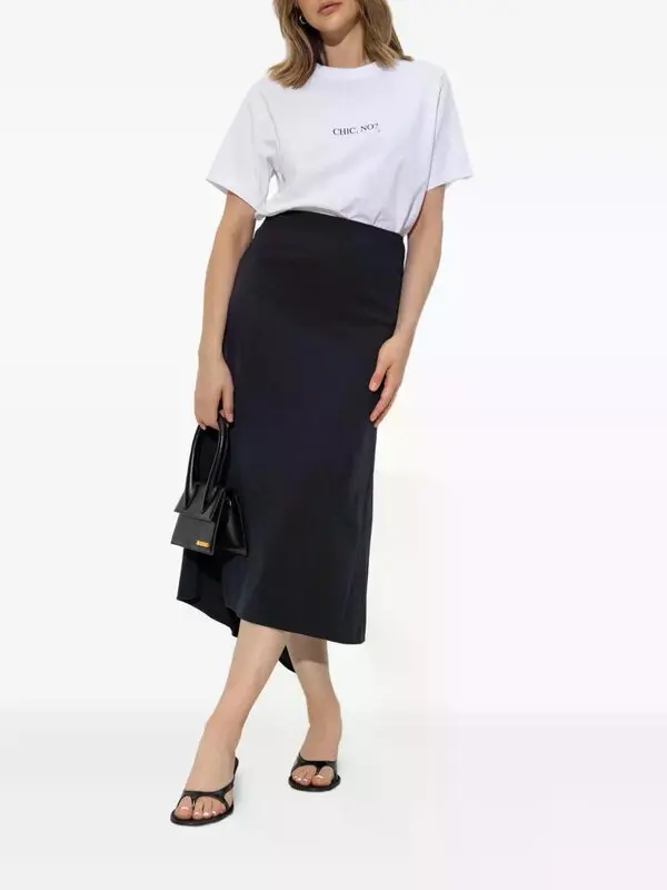 Victoria Beckham Asymmetric-hem Midi Skirt