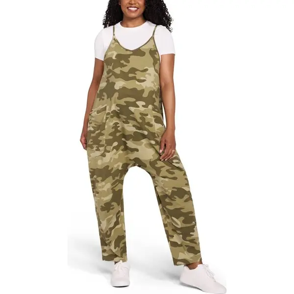 Motherhood Maternity Relaxed Fit Maternity Jumpsuit - Camo