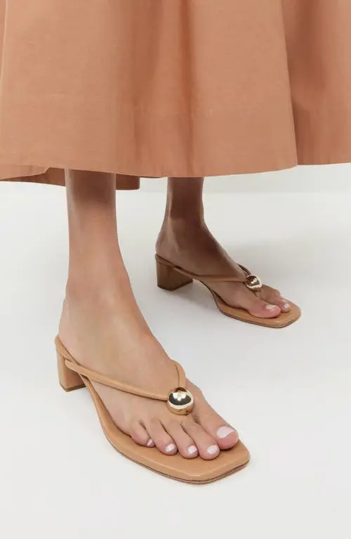 LOEFFLER RANDALL Odessa Block Heel Sandal - Dune