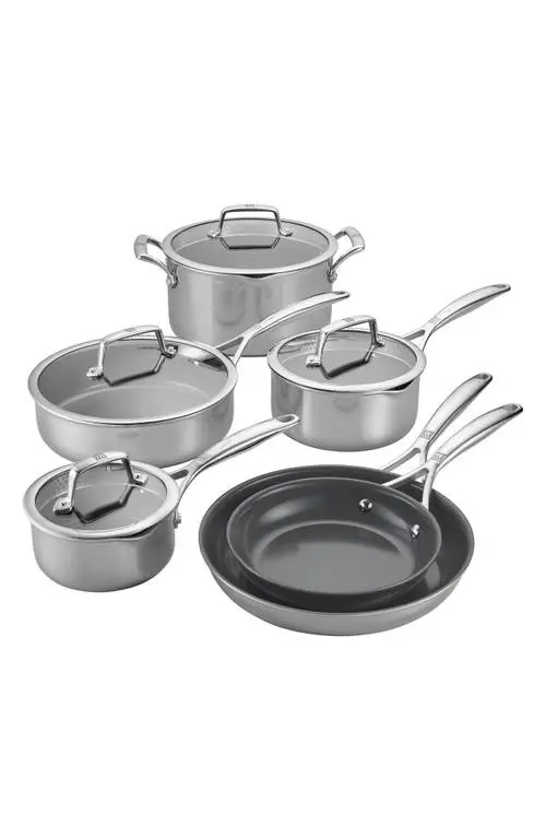 ZWILLING Energy Plus 10-piece Nonstick Cookware Set