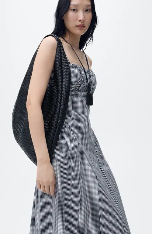 knee length dresses for ladies Harvest Wishes Rust Orange Gingham Midi Dress  Shop the Mint