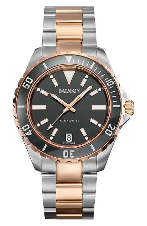 Balmain Ophrys Bracelet Watch - Black/ Two Tone