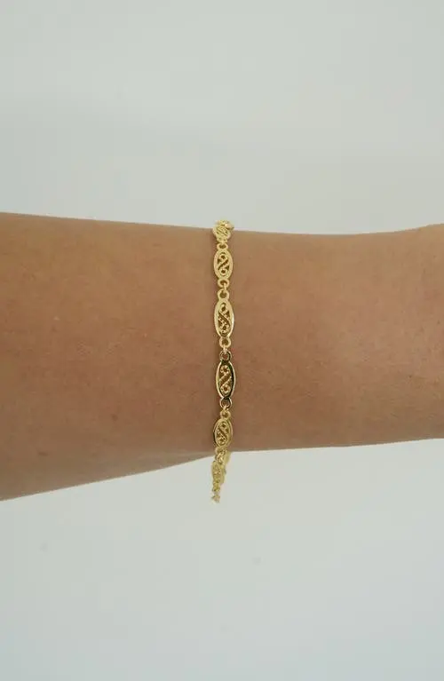 Argento Vivo Filigree Link Bracelet