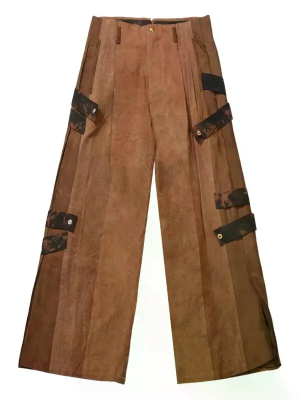 COMMUNS Loose-fit Trousers With Buckle Straps