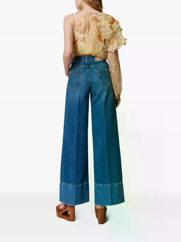 TWINSET Cotton Wide-leg Jeans