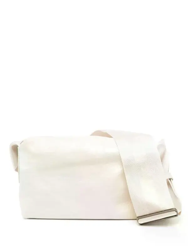 UMA WANG Medium Leather Shoulder Bag - Neutrals
