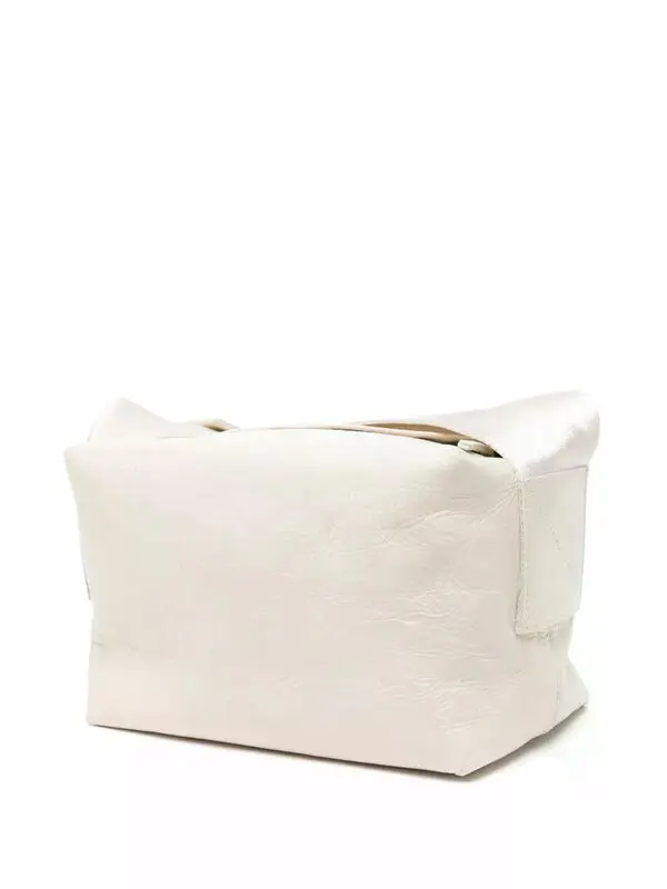 UMA WANG Medium Leather Shoulder Bag - Neutrals