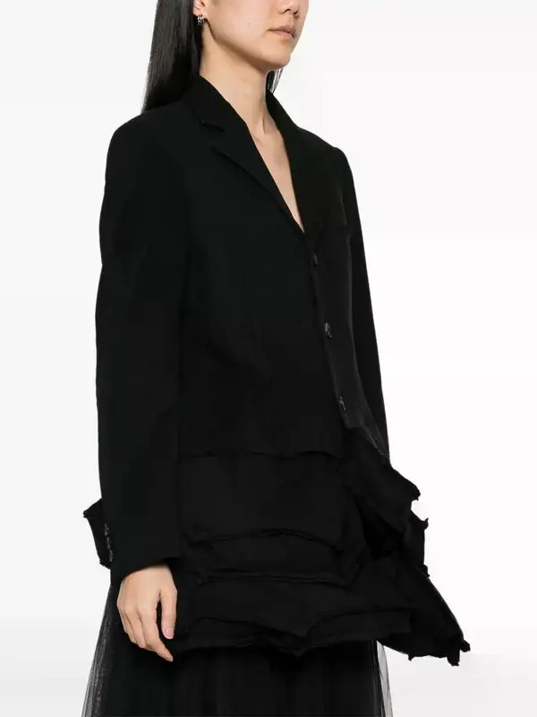 Comme Des Garçons Asymmetric Hem Blazer