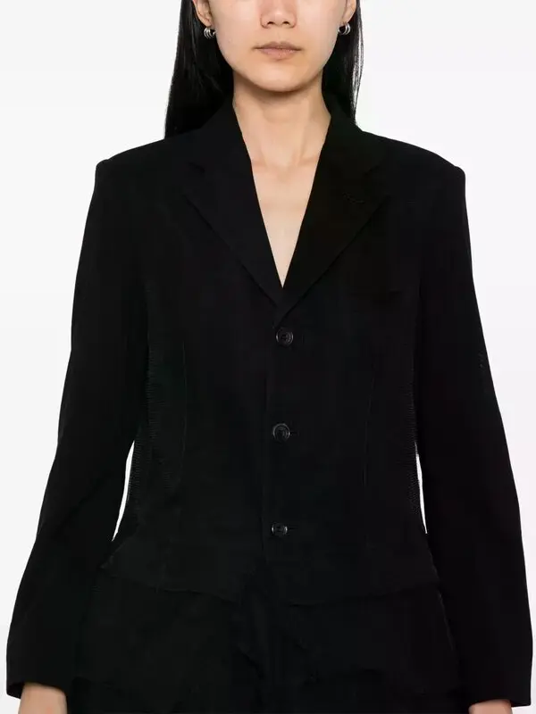 Comme Des Garçons Asymmetric Hem Blazer