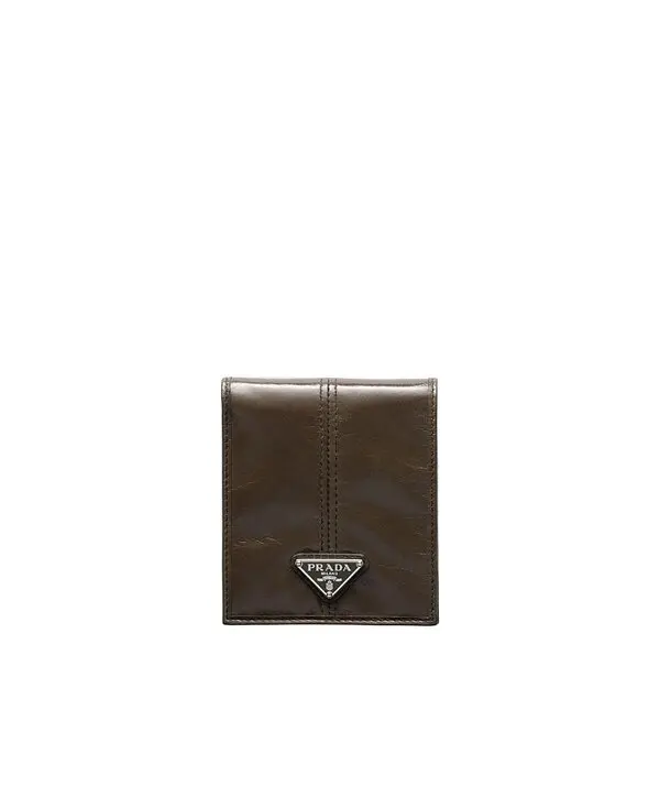 Prada Leather Wallet - Green