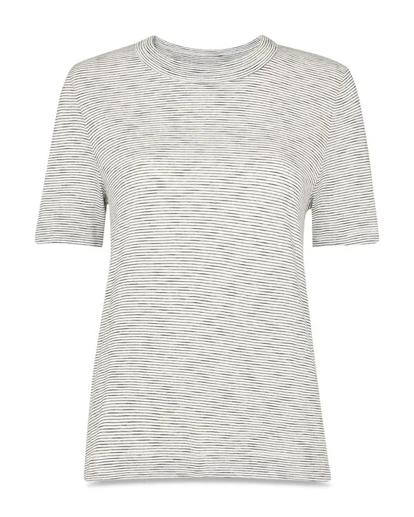 Whistles Rosa Double Trim Stripe T-shirt - Multicolor