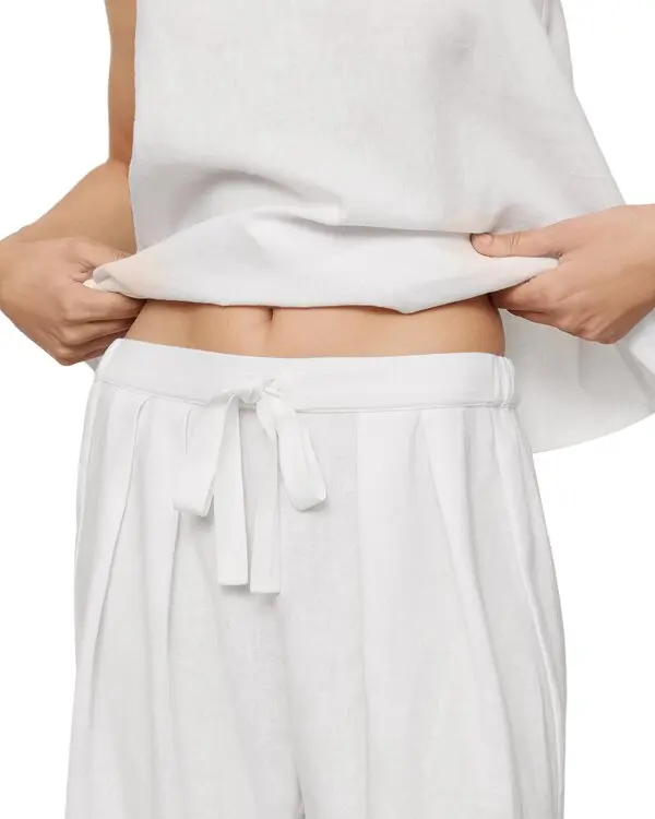 Eberjey Linen Blend Relaxed Pajama Pants