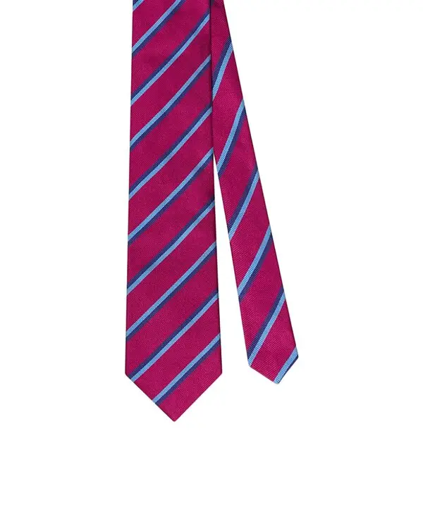 Robert Talbott Repp Necktie - Pink Multi