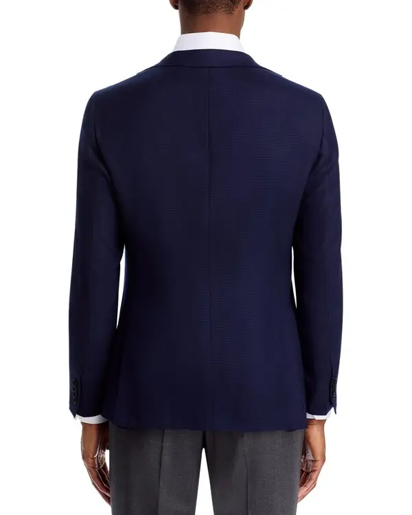 Canali Capri Textured Slim Fit Sport Coat
