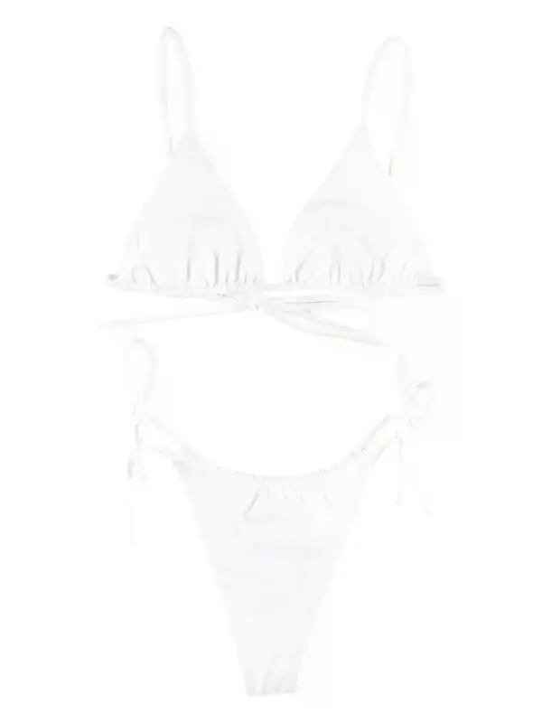 SWIM BY DI Triangle-cup Bikini - White