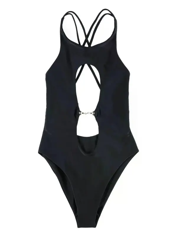 SWIM BY DI Cut-out One-piece Swimsuit - Black