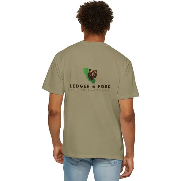 LEDGER & FORD L&f Golden State Graphic Tee - Khaki