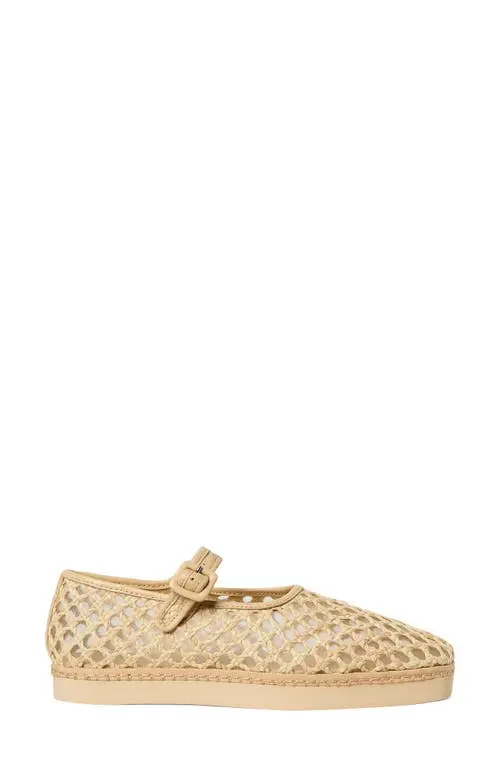 LOEFFLER RANDALL Rita Mesh Mary Jane - Natural