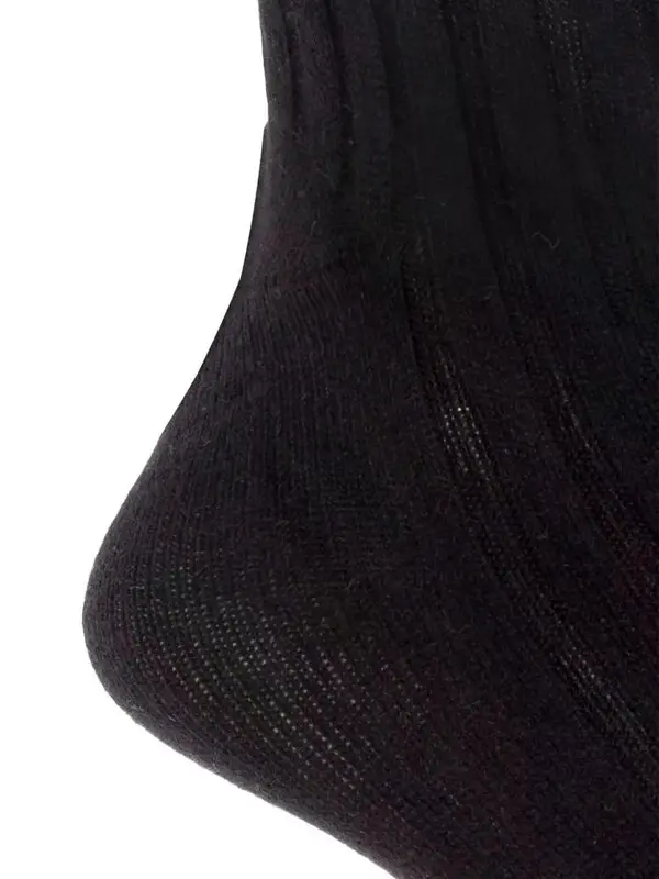 TOM FORD Ribbed Calf-length Socks - Black