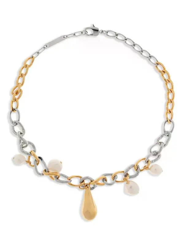 Marni Chain-link Necklace - Silver