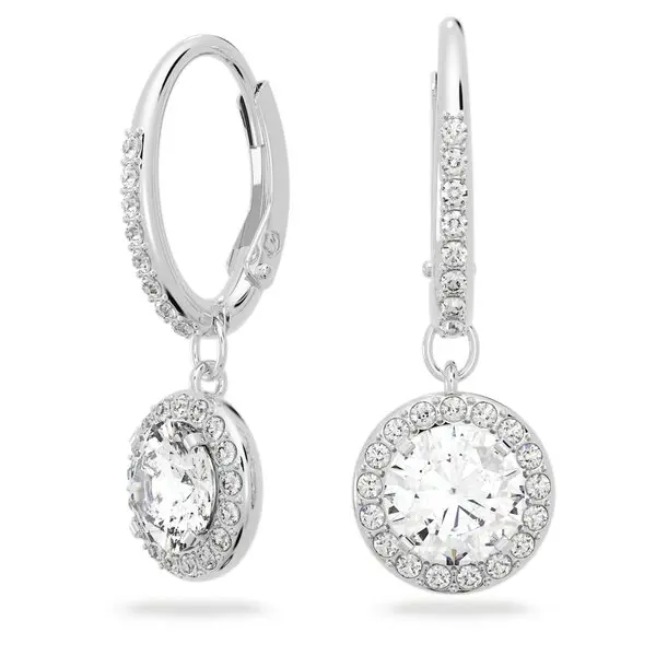 SWAROVSKI Una Angelic Drop Earrings - White