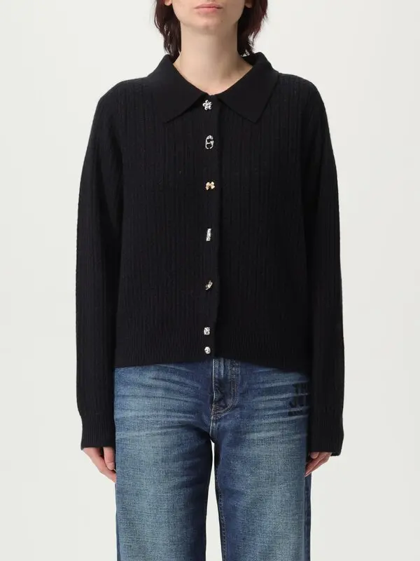 Marc Jacobs Collared Knit Sweater - Black