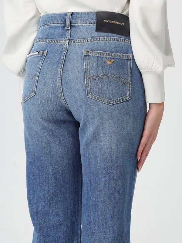 Emporio Armani Wide Leg Jeans - Blue