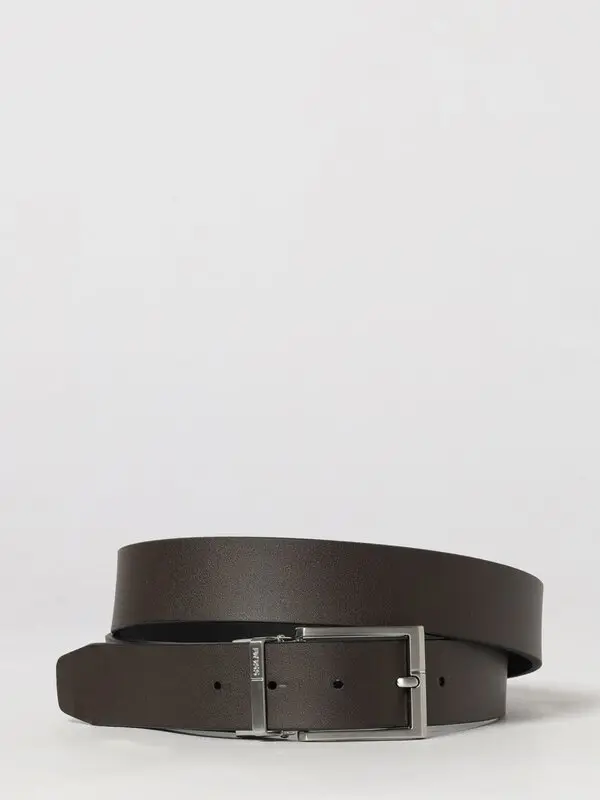 BOSS Leather Belt - Black