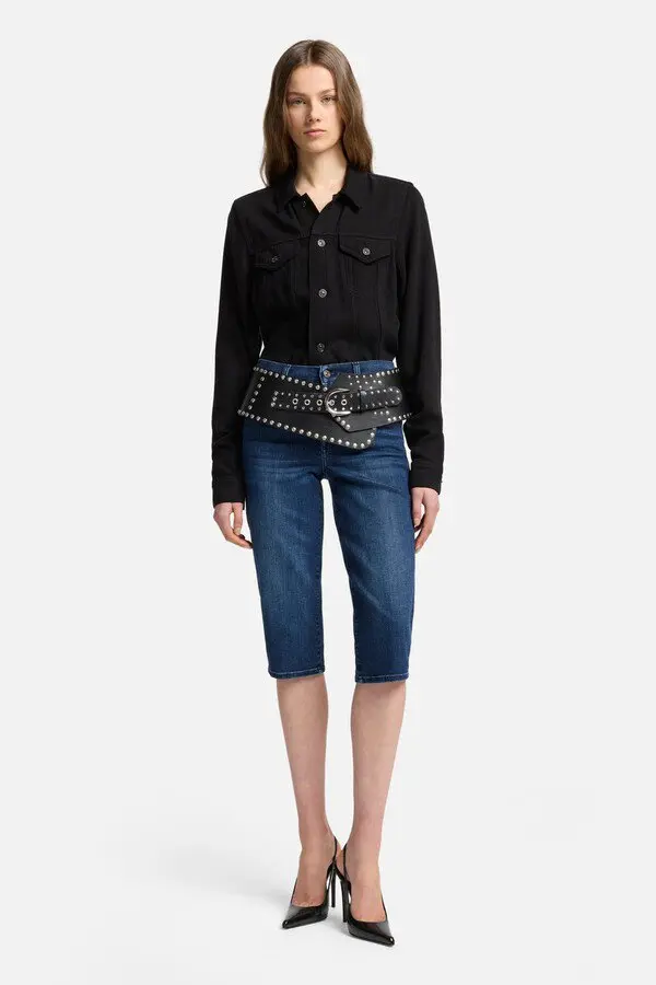 7 For All Mankind Slim Illusion Capri