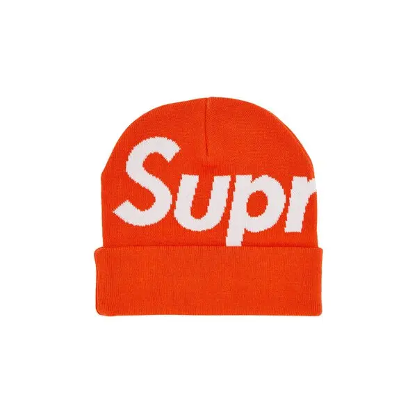 Supreme Logo Beanie - Orange