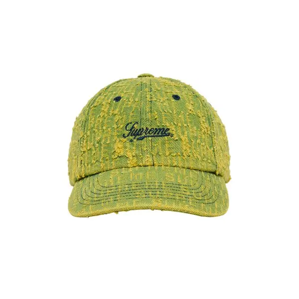 Supreme Needle Punch Denim 6-panel Hat