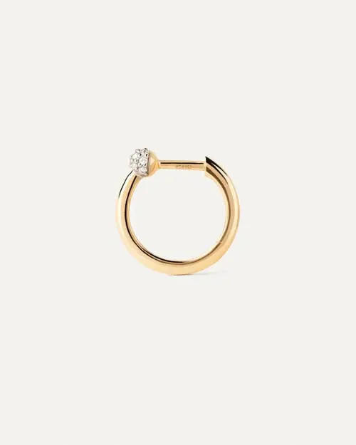 PDPAOLA Chai Single Hoop Earring