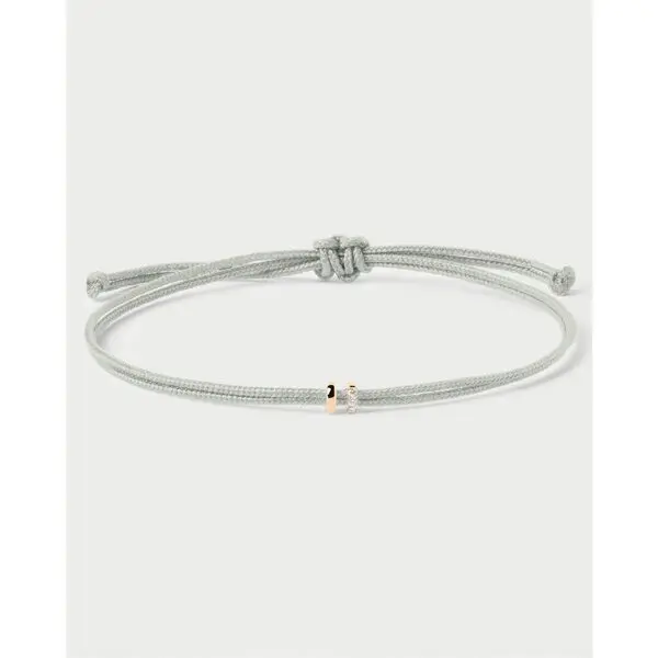 PDPAOLA Amy Diamond Cord Bracelet - Blue