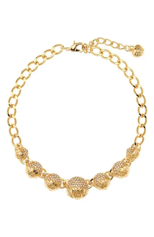 Oscar De La Renta Artichoke Pavè Choker Necklace - Crystal