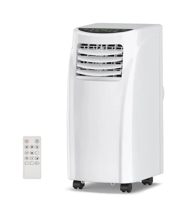MECALE 8000 Btu Air Conditioner Unit Spaces Up To 230 Sq.ft With Remote Control Dehumidifier Function Window Wall Mount - White