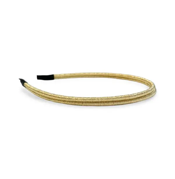 HEADBANDS OF HOPE Thin Double Headband - Gold