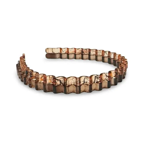 HEADBANDS OF HOPE Thin Wavy Headband Set Shades - Brown