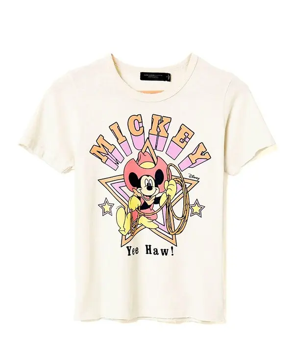Junk Food Clothing Mickey Rodeo Original Tee - Birch