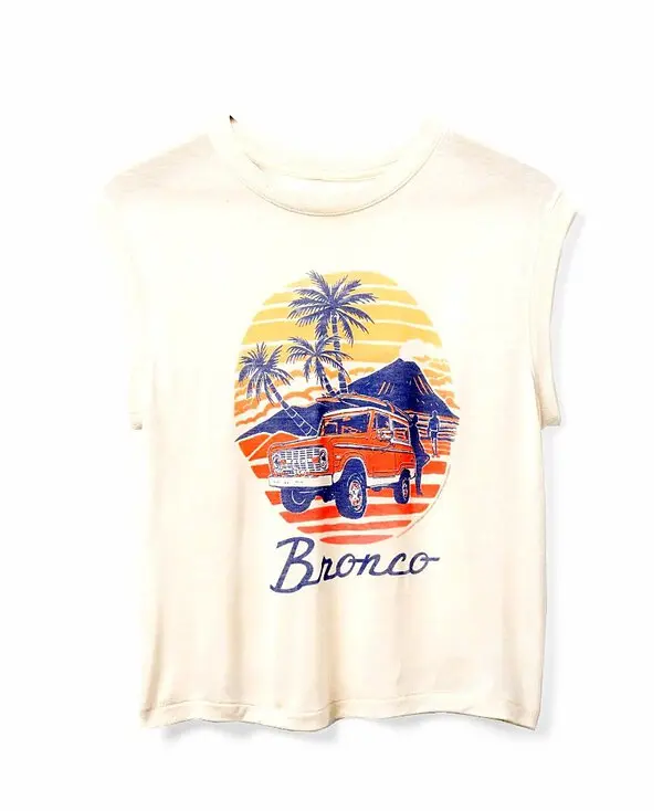Junk Food Clothing Ford Bronco Sunset Tank - Birch