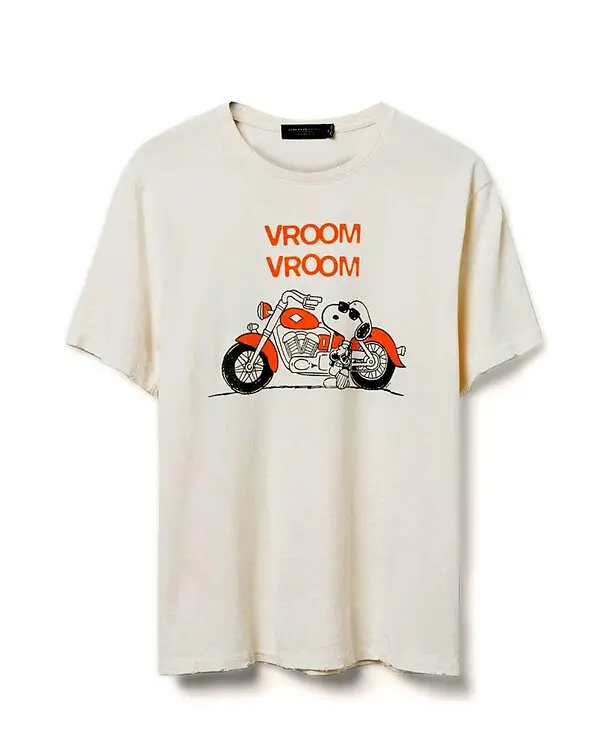 Junk Food Clothing Vroom Vroom Snoopy Vintage Tee - Birch