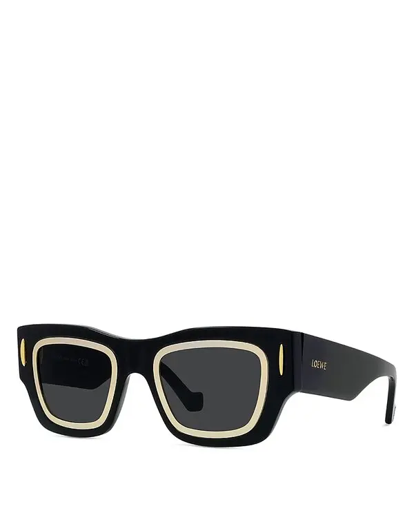 Loewe Geometric Sunglasses - Black/smoke