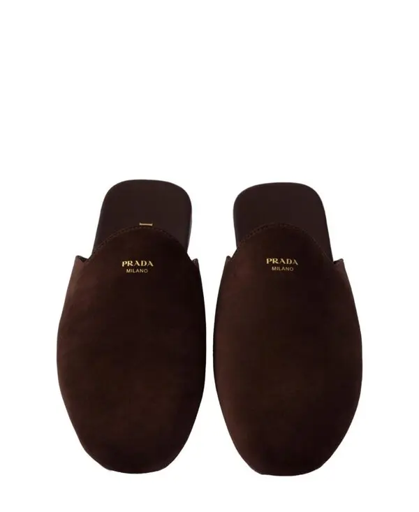 Prada Suede Mules